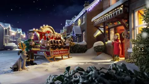 DFS collabora con Wallace e Gromit per l'annuncio di Natale