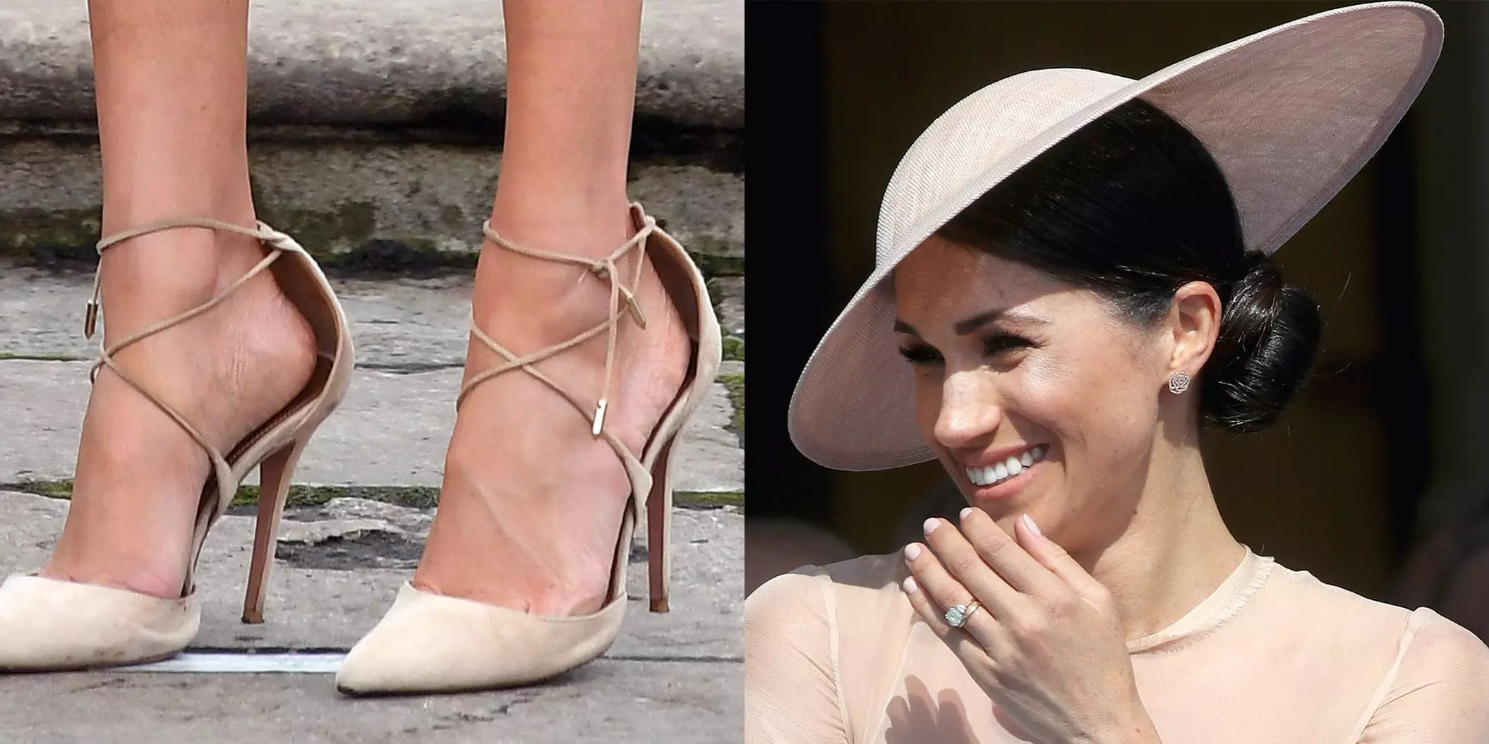 Nagsusuot si Meghan Markle ng Sapatos na Masyadong Malaki para sa Kanya - Duchess of Sussex Footwear Big Feet